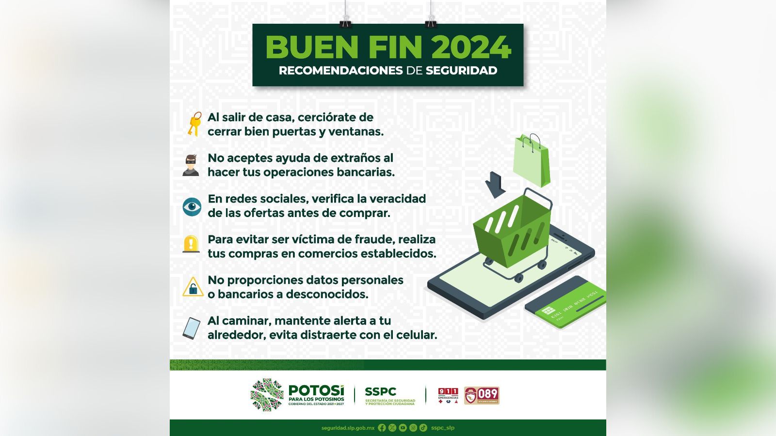 Consejos de seguridad para un Buen Fin 2024 sin contratiempos