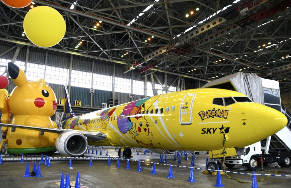 Lanzan avión con un diseño inspirado en Pikachu