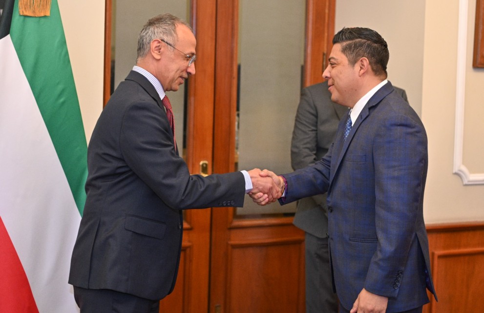 El Gobernador Ricardo Gallardo da la bienvenida a Salah Suleiman Al ...